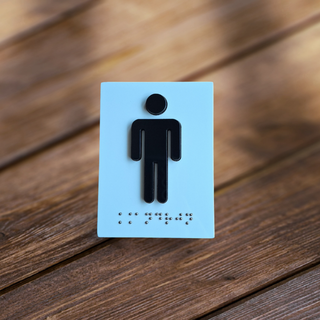 Πινακίδες Braille Σήμανσης Ανδρών Γυναικών | omegastamp.gr